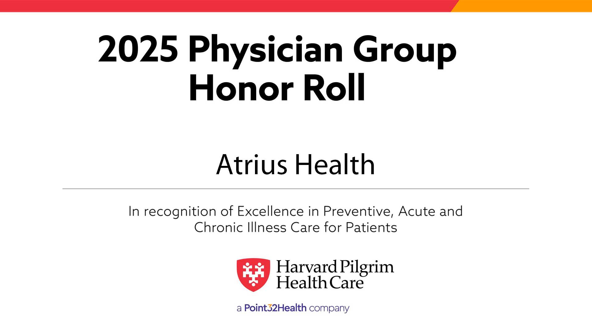 Atrius Health Recognized for Excellence in Adult and Pediatric Patient Care